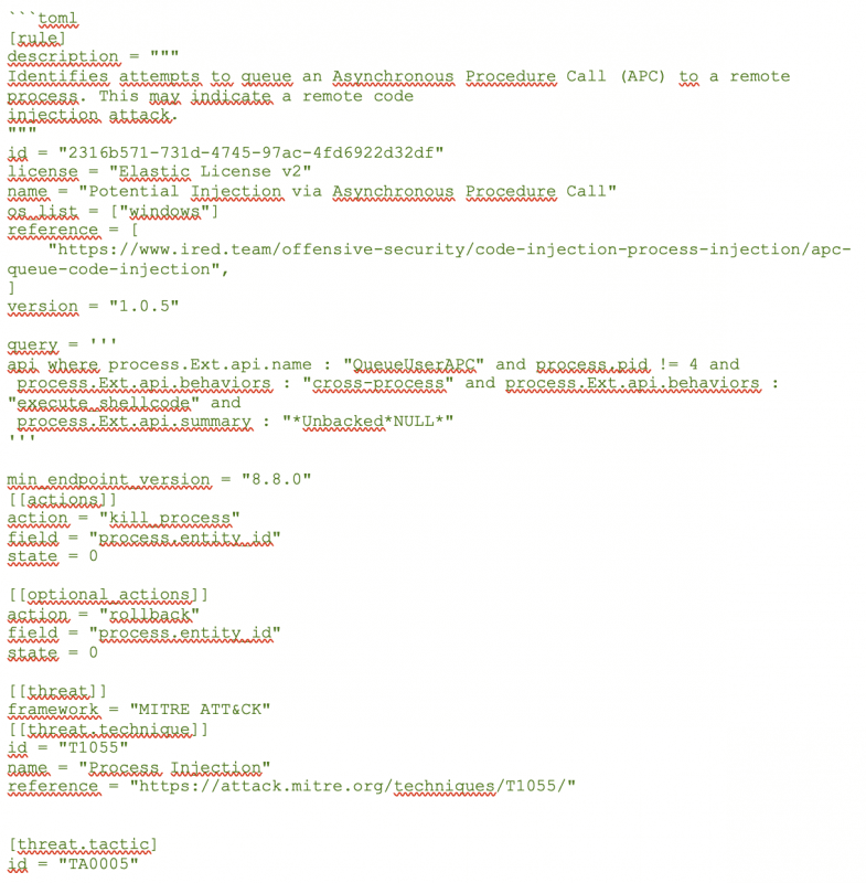 Behavior-based detection with Elastic