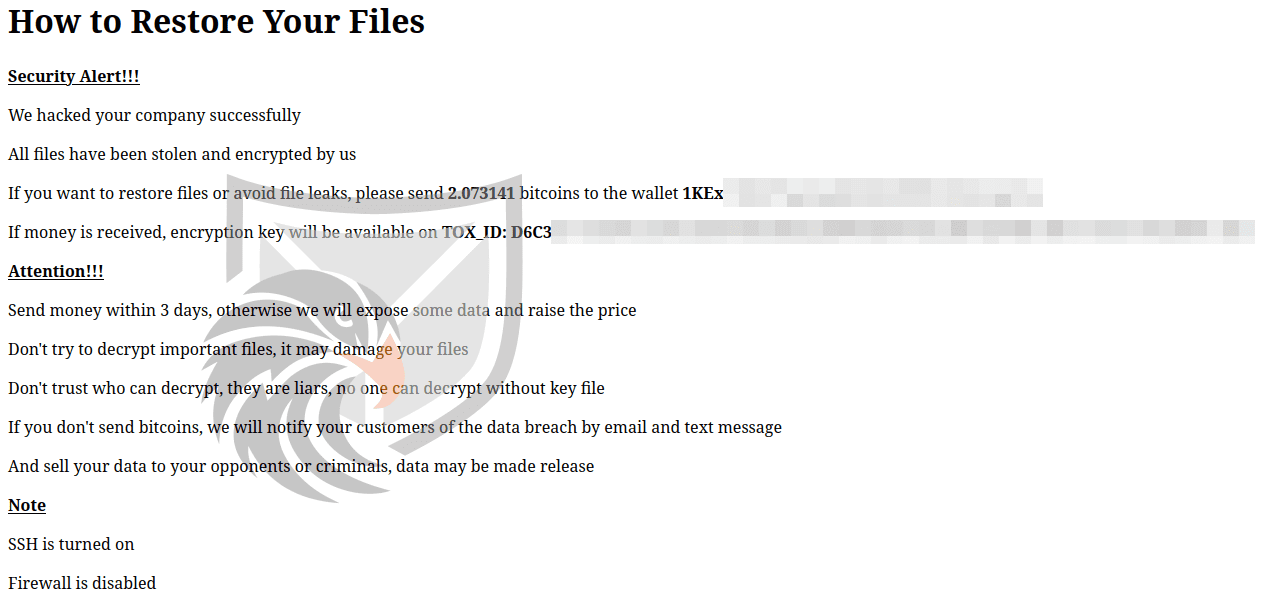 Analysis of ESXiArgs Ransomware | SECUINFRA